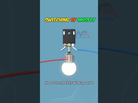 Switching of MOSFET #mosfet #diyelectronics