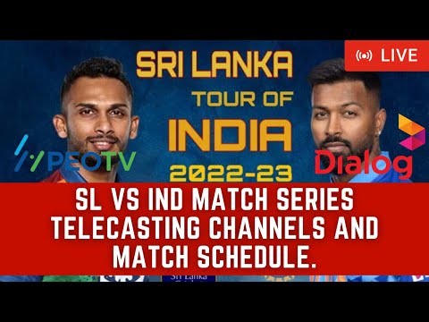 SL Vs IND 2023 Match Schedule and Telecast Details Revealed