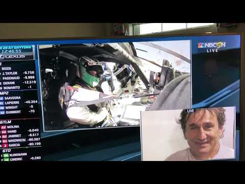 Alex Zanardi 2019 Rolex 24 driver change.