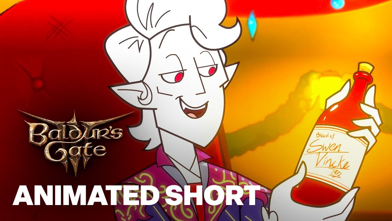 Baldur's Gate 3 Рождественский трейлер: загадочный персонаж в красном плаще