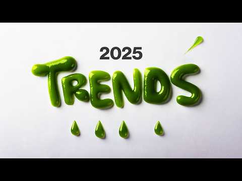 5 HUGE Graphic Design Trends 2025 ๐