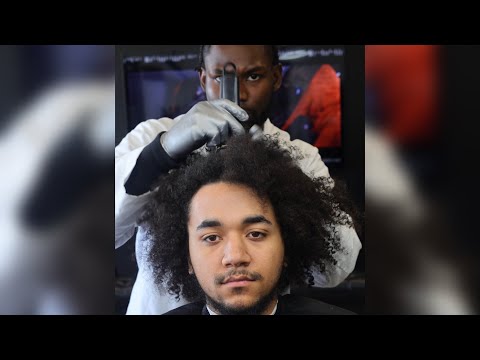 This is his FIRST haircut in 7years…