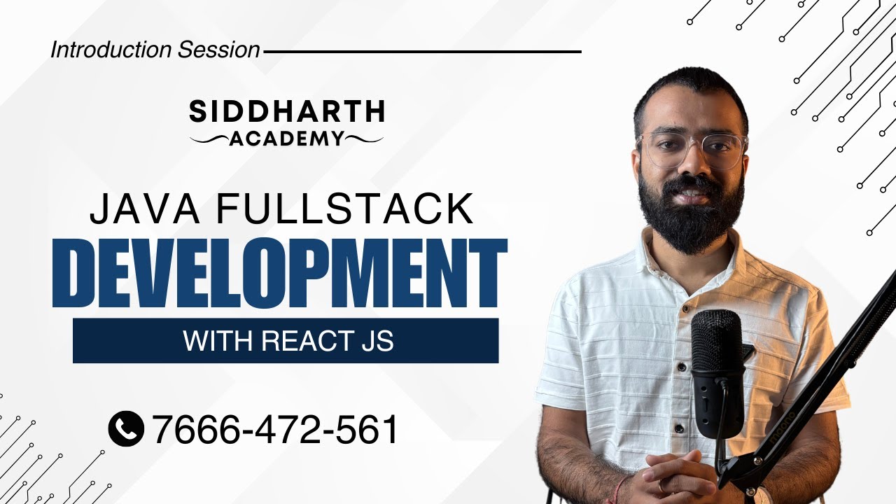 Java Full stack Dev + React Js Introduction Session
