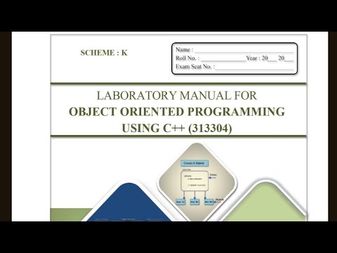 MSBTE DIPLOMA COMPUTER ENGINEERING(SYCO)|| K SCHEME|| OOP MANUAL ANSWERS || PRACTICAL NO 1 TO 10