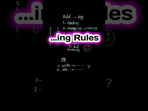 ...ing Spelling Rules