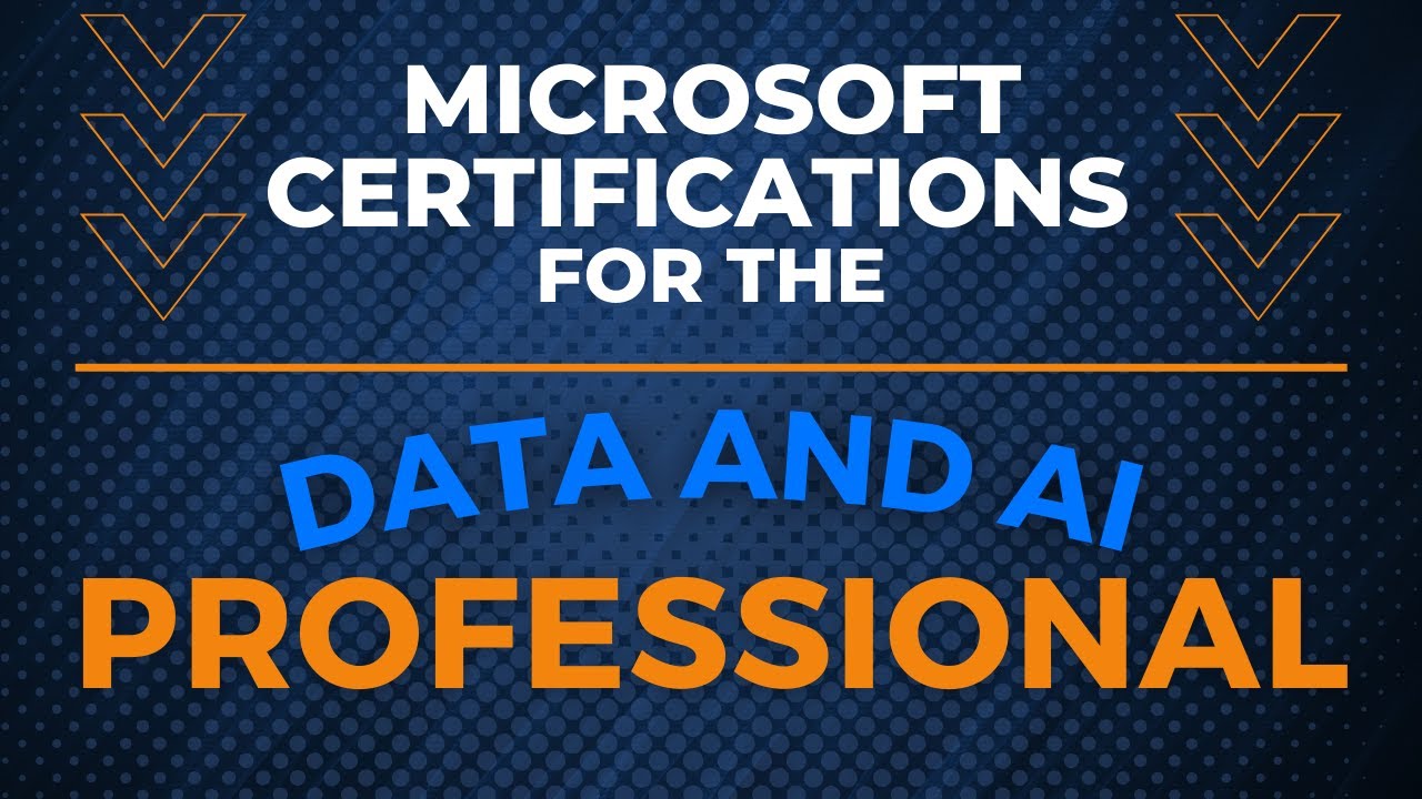Microsoft certifications for the Data & AI professional