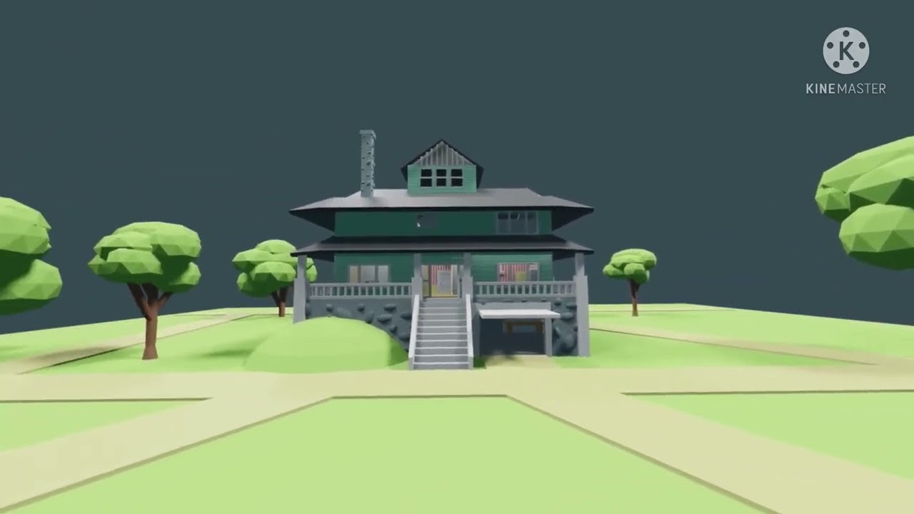 The House from regular show (Blender School project)