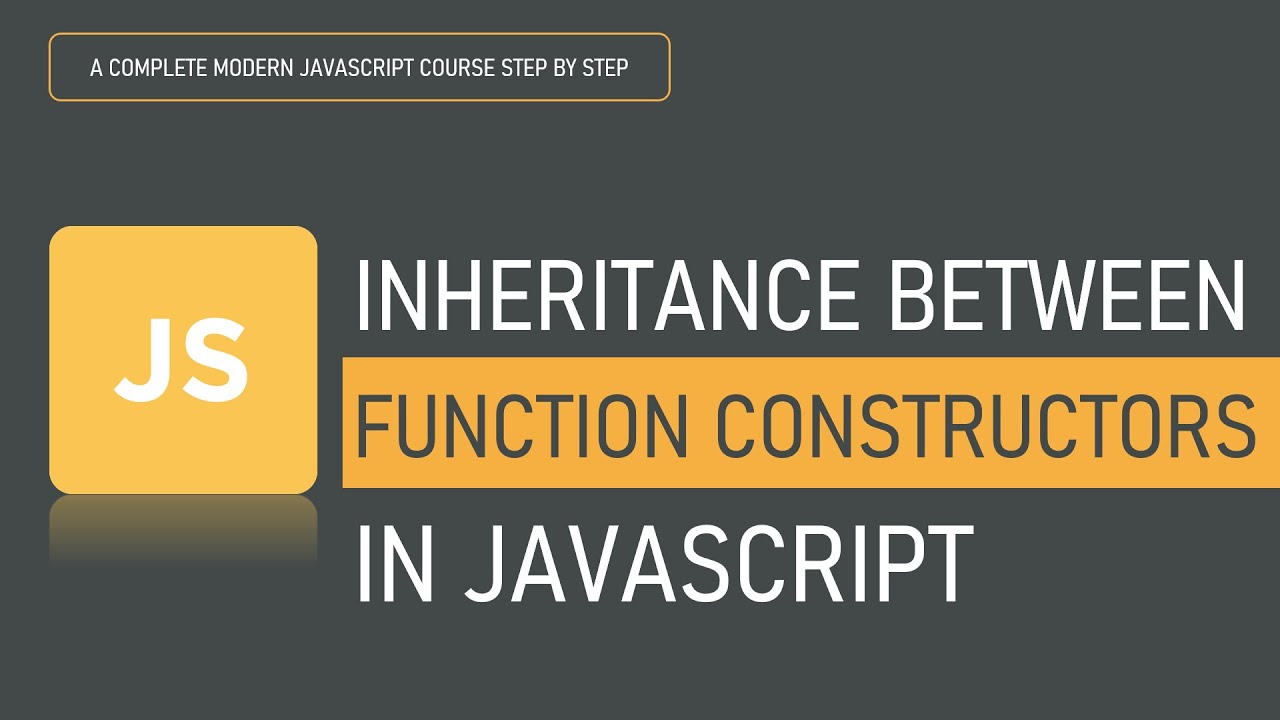 Inheritance between function constructors in JavaScript