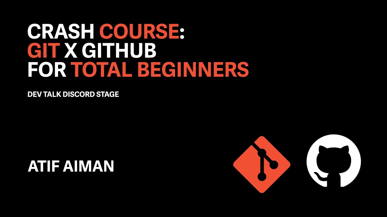 Crash Course: Git & Github for Total Beginners