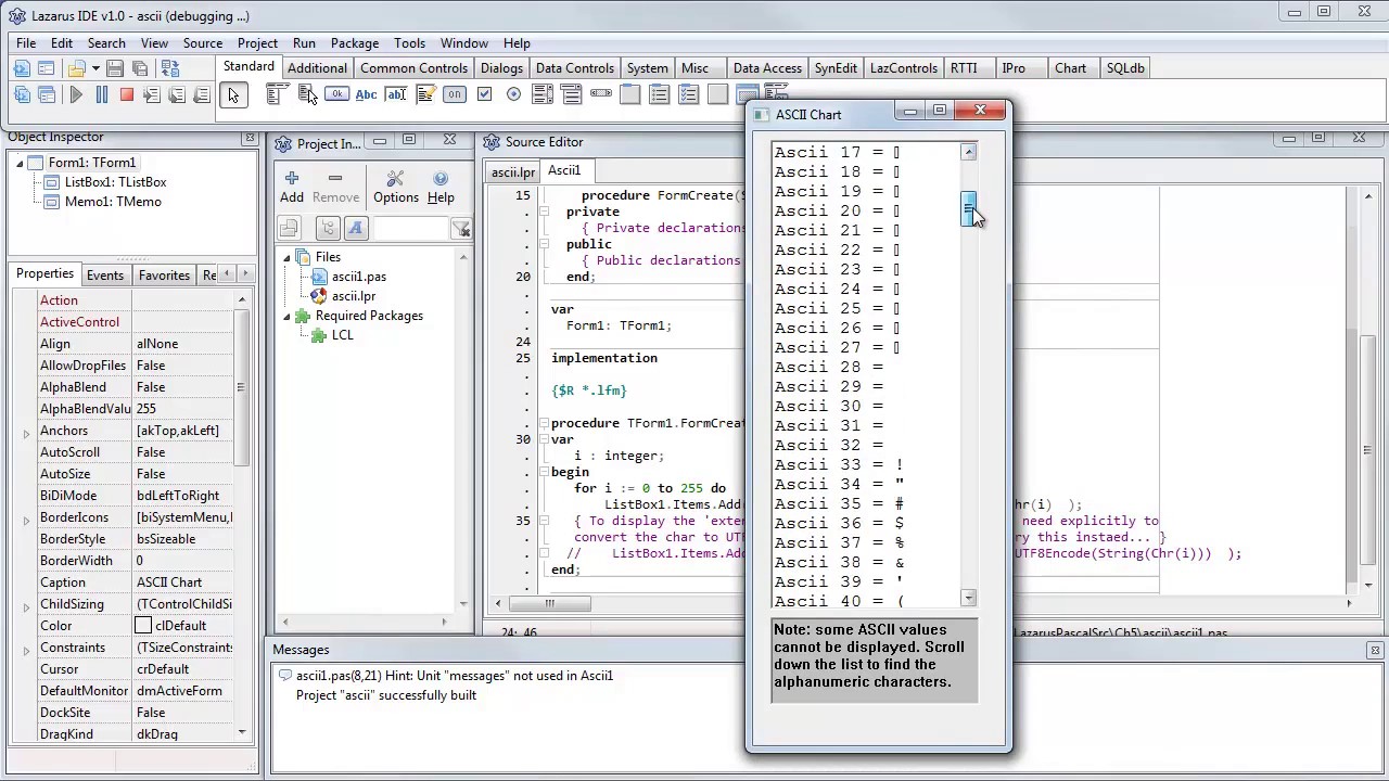 Learning Pascal 16 for Loops