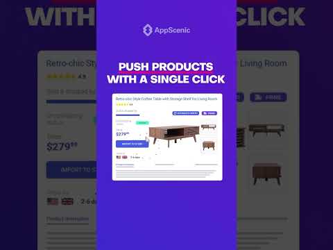 Start dropshipping for free with AppScenic! #ecommerce #dropshipping #business