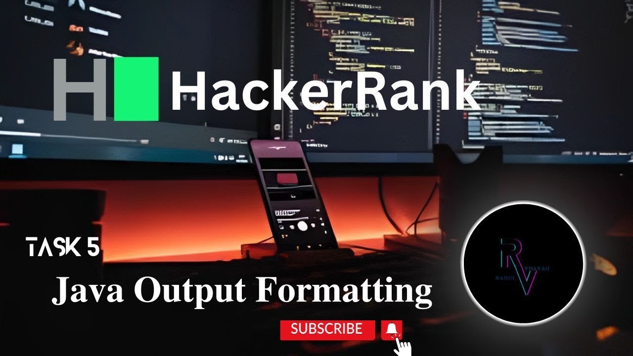 HackerRank java Solution - Java Output Formatting-Task 5-With Source Code @Rahul_Vijayan #hackerrank