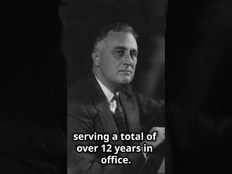 The Only US President to Serve More Than 2 Terms #presidentialelection #amendments #constitution