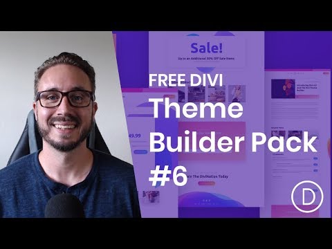 Download the Sixth FREE Theme Builder Pack for Divi