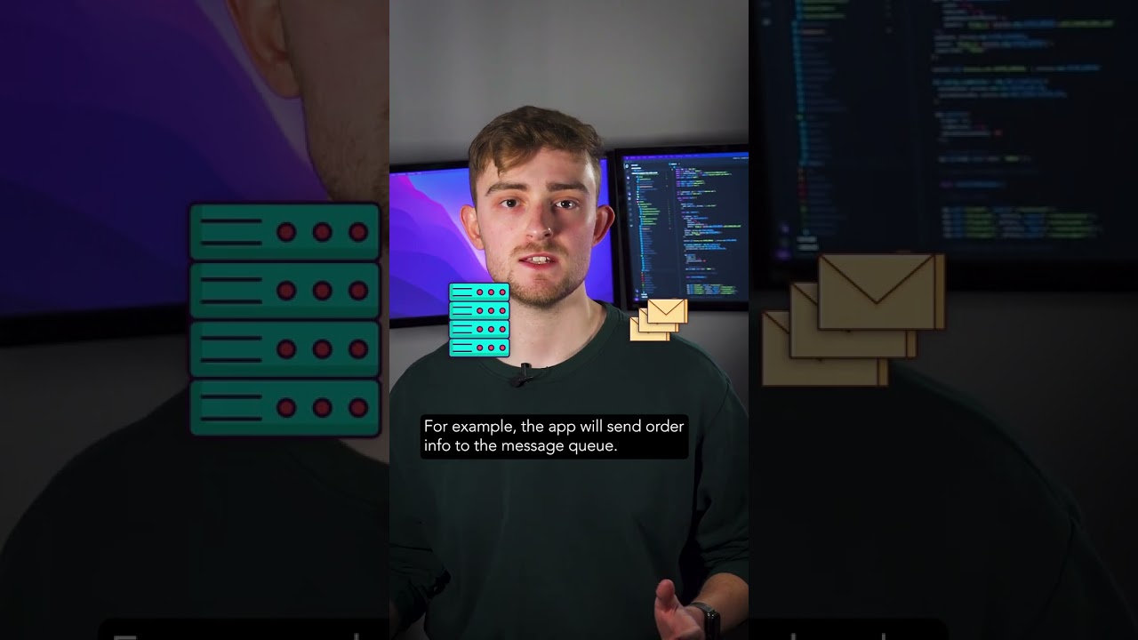 Message Queues Explained! #shorts #programming #coding #technology