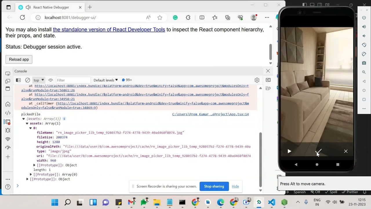 Seamless Camera Implementation in React Native with react-native-image-picker