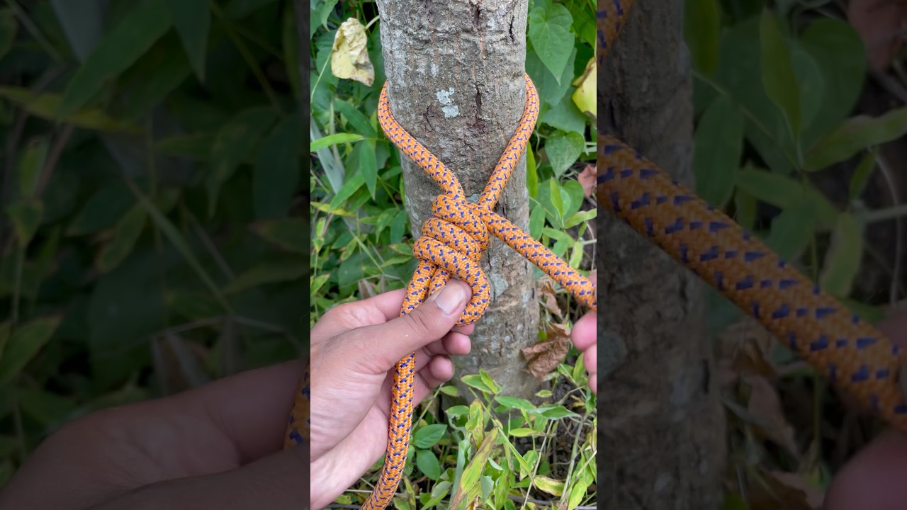 Every time we Need This kind Of knot tying Skills!! #skills #knot #shorts