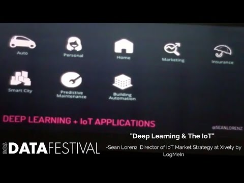 Sean Lorenz at BDF 2015 | "Deep Learning & The IoT"