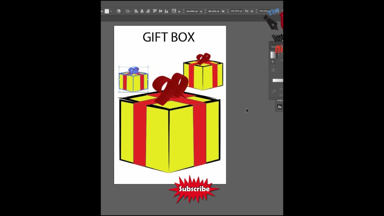Gift box Shorts | Adobe Illustrator Tutorial | The UK's Tutorial