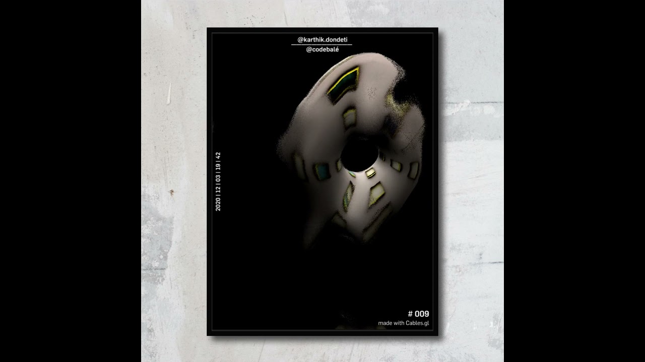 Cables.gl | Generative Poster 09