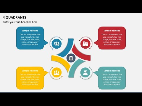 4 Quadrants Animated PowerPoint Slides