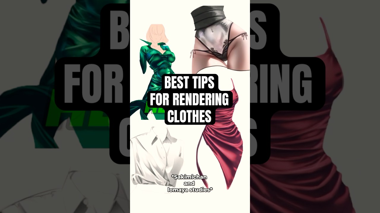 BEST TIPS for Rendering BETTER Clothes!!