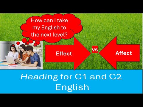 Effect vs Affect