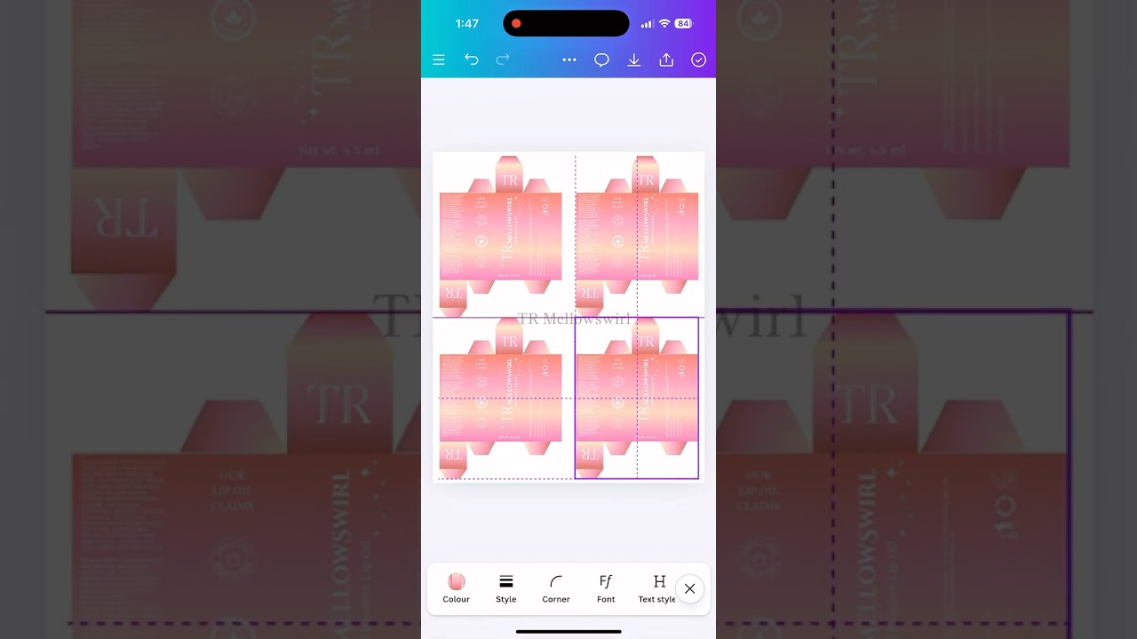 Box template in canva | Canva Box Template Printable | Step by Step box template