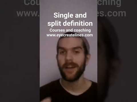 Single vs split definition in human design- full video on my channel #humandesign