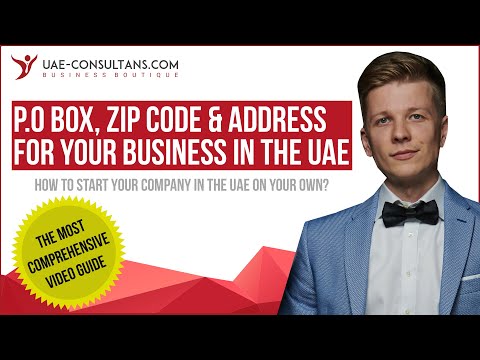 PO Box, ZIP Code and Address Systems for your company and business in the UAE