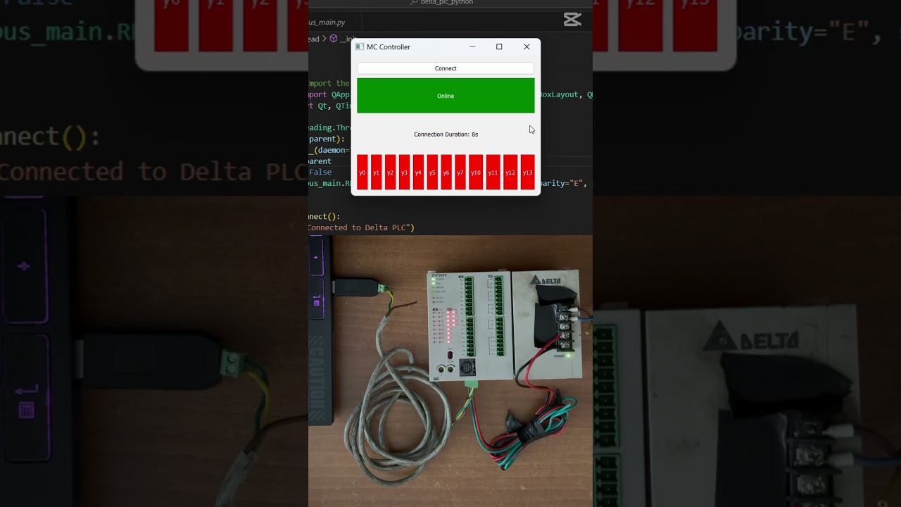Python to Delta PLC via RS485 | Modbus Communication & Data Transfer