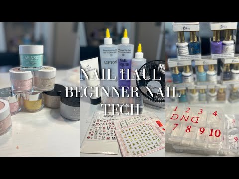 Huge Nail Supply Haul | Beginner Nail Tech Must Haves