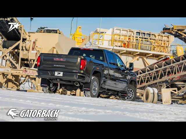 Truck Hardware Gatorback AT4 Black Wrap Mud Flaps & Caps - Rear ...
