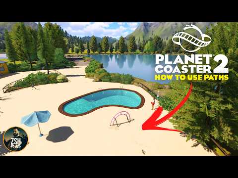 How to Master Paths in Planet Coaster 2!