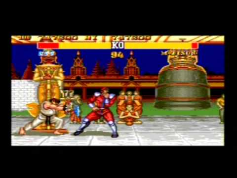 Street Fighter 2 Champion Edition Sega Megadrive Gameplay 4 - Classic Retro Game Room
