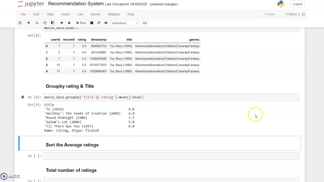 Building a Simple Recommender System in Python | TheDLAcademy
