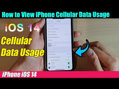 iPhone iOS 14: How to View Cellular Data Usage
