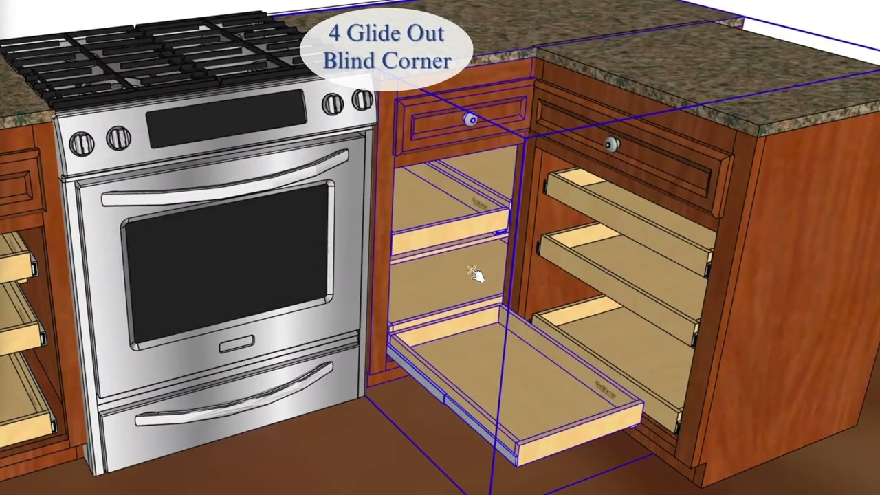 Blind Corner Cabinet Solution -  Kitchen Cabinet Organizer Ideas Video