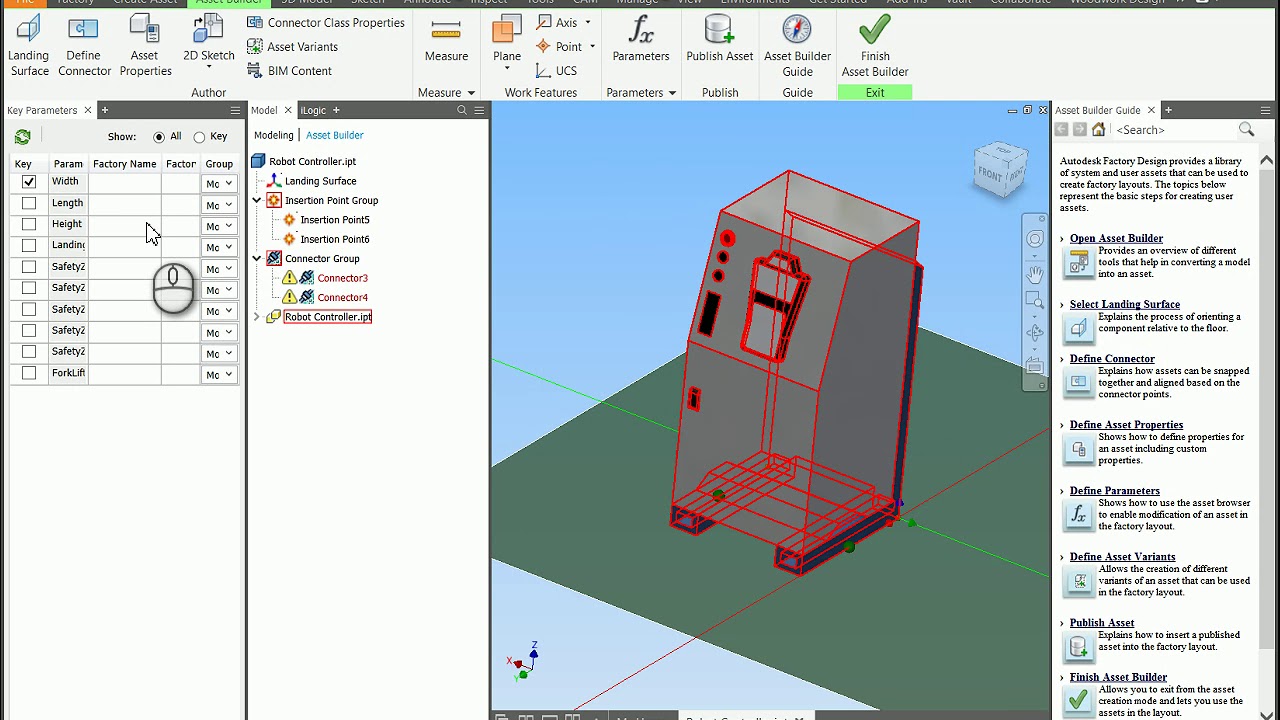 Factory Design Utility Asset creation