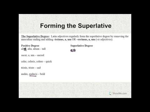 Superlative Adjectives