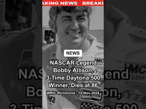 NASCAR Hall of Famer Bobby Allison Passes Away at 86 Tribute to a Daytona #RIPBobbyAllison #nascar