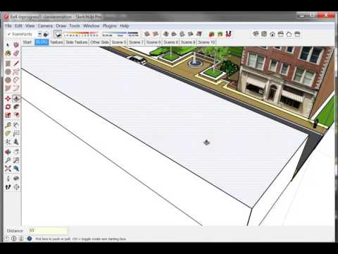 SketchUp Building Texture on face
