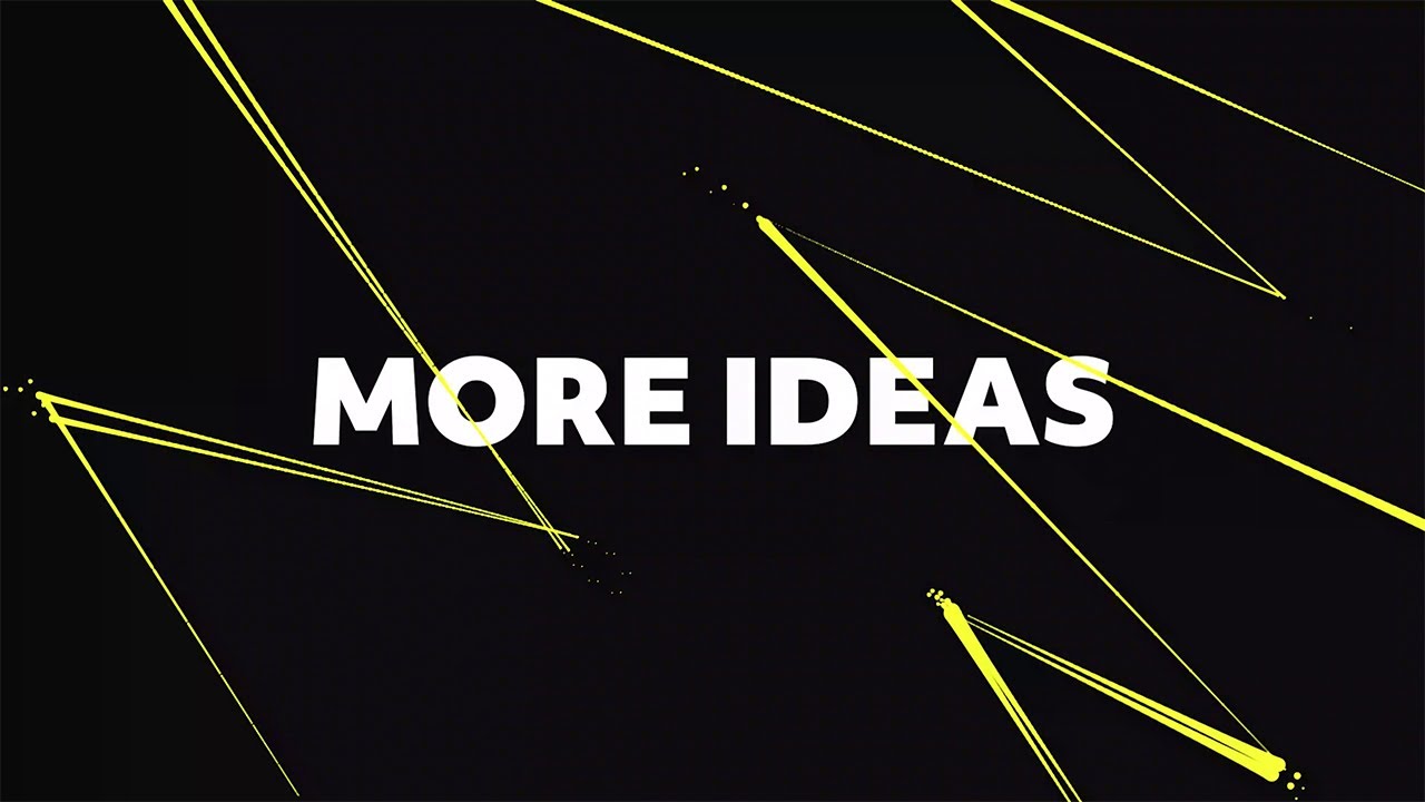 Stomp Typography Opener- More Ideas