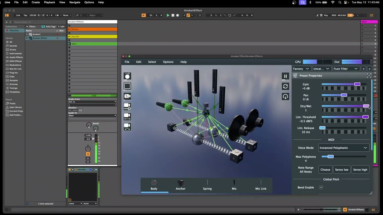 Anukari Effect plugin: 2-minute tutorial
