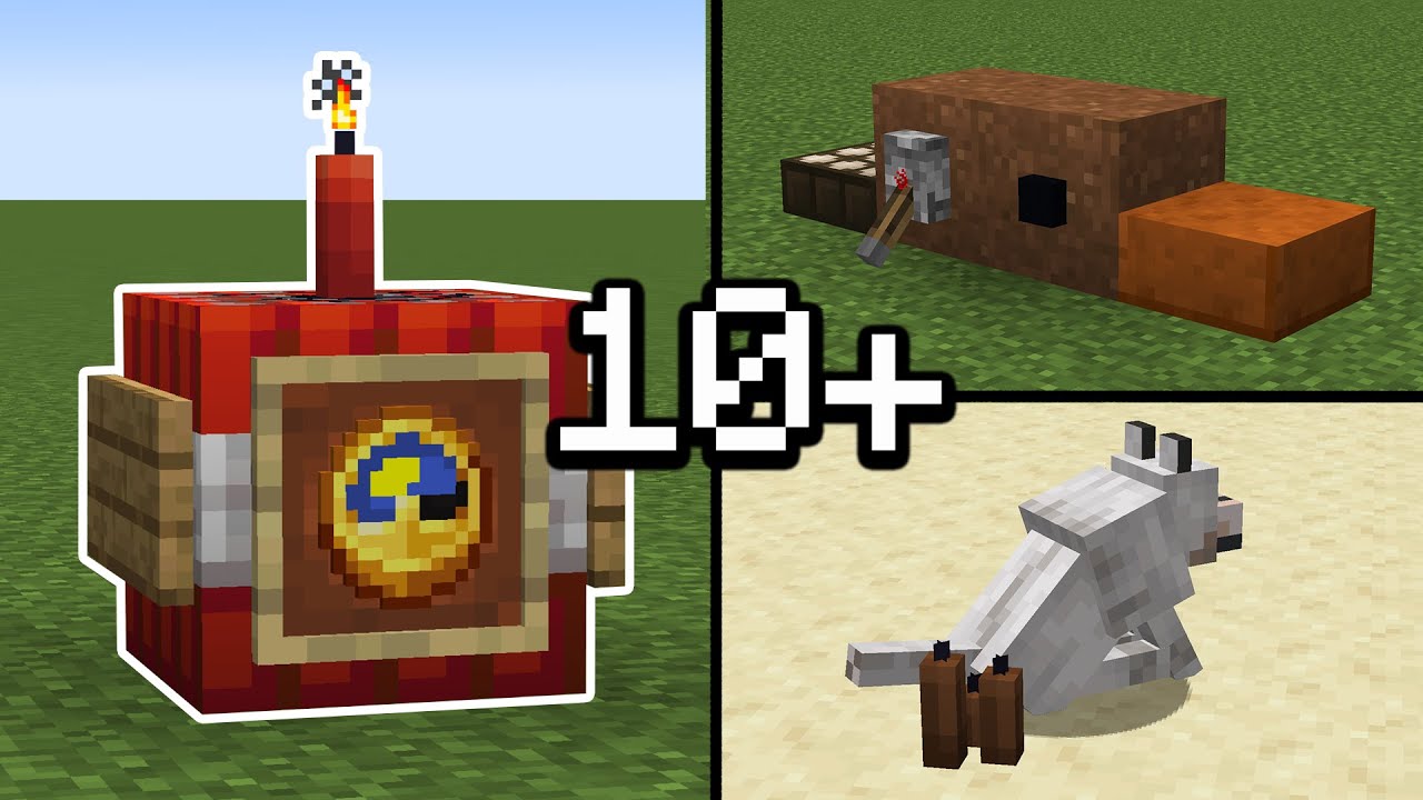 10+ Build Hacks in Minecraft! #18 - Minecraft Builders