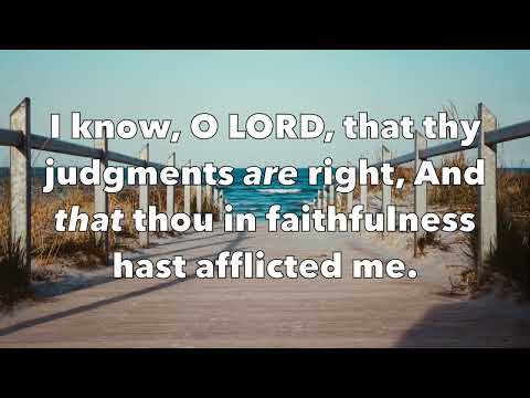 Based on Psalm 119:73-80 (KJV) (Singing Psalm 119)