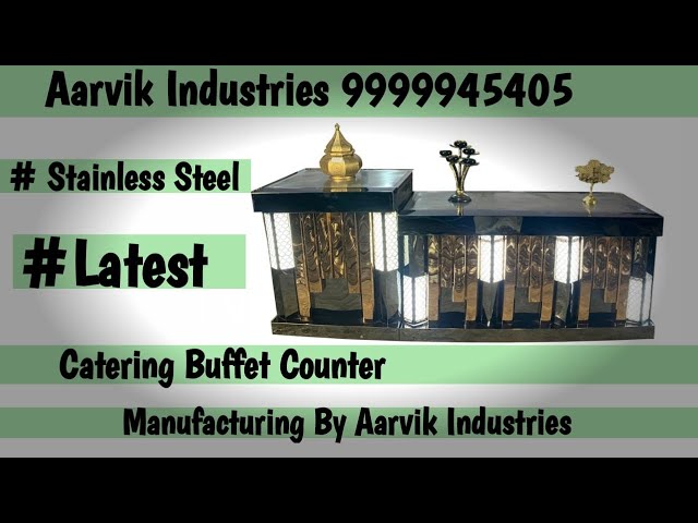 Display And Catering Counter - Stainless Steel LED Catering Counter ...