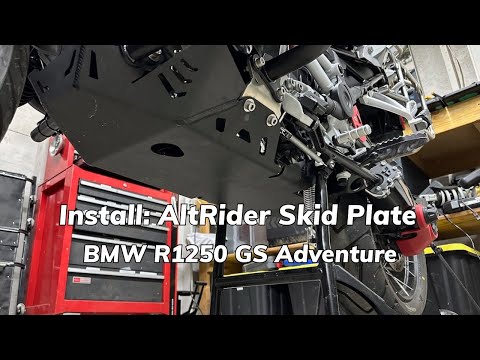 Install: AltRider Skid Plate for BMW R1250GS Adventure