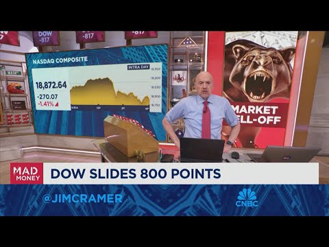 Stocks are going down because interest rates keep going higher, says Jim Cramer