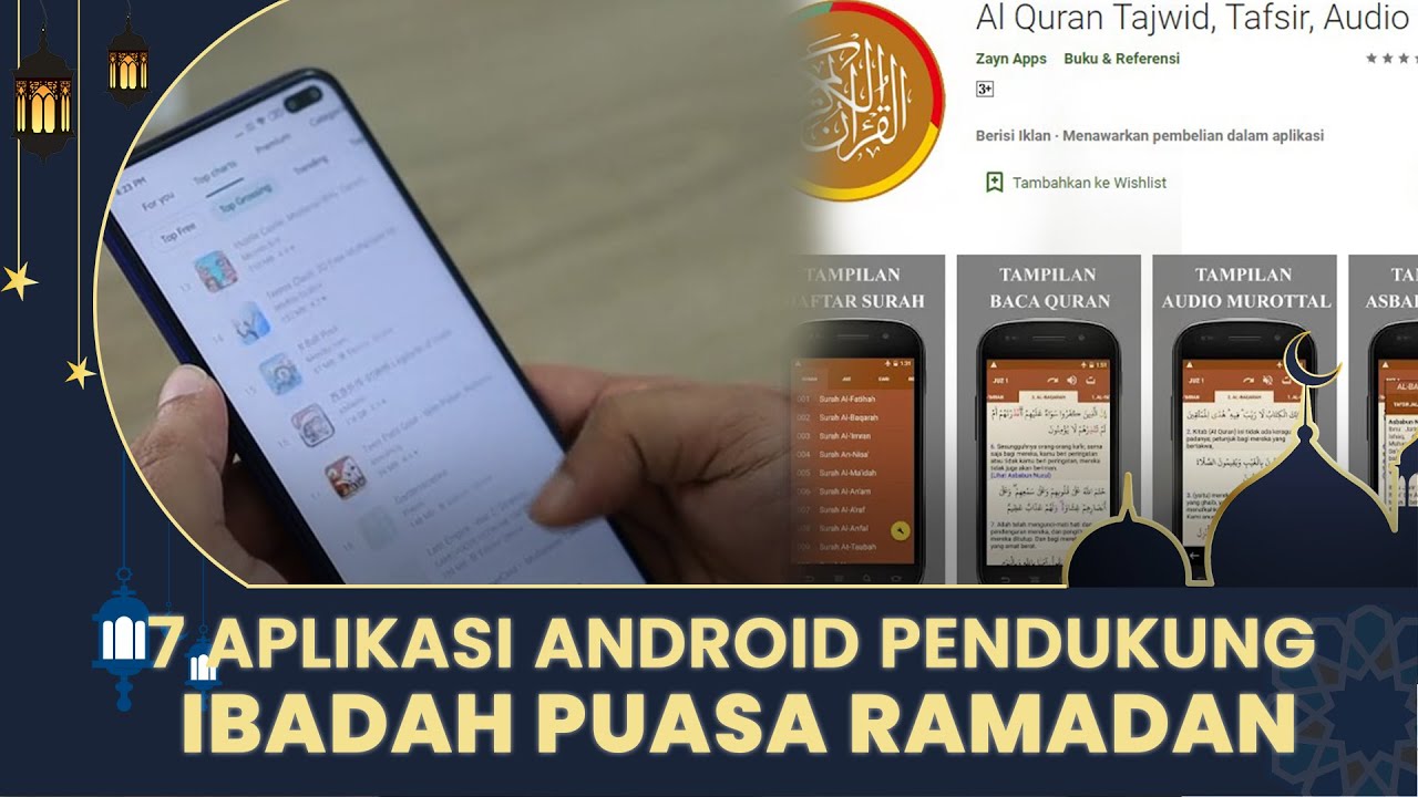 7 Aplikasi Android Penunjang Ibadah Puasa di Bulan Ramadan - Tribun Video